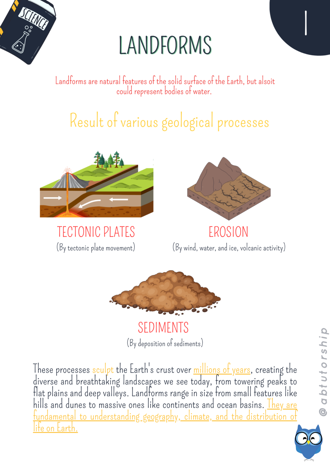 Landform Vocabulary Essentials Flashcards: Explore Earth's Diverse ...